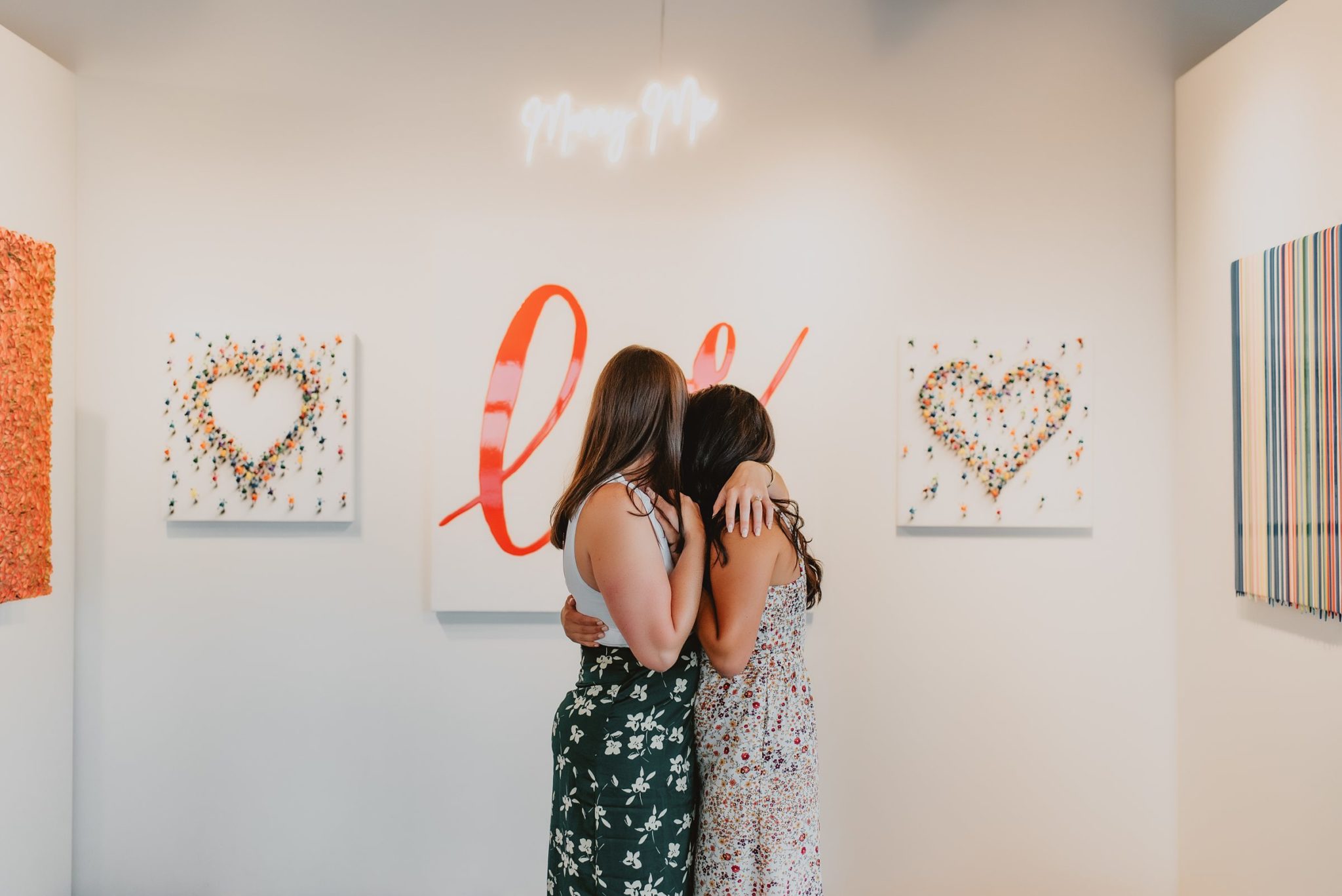 Romantic Dallas Proposal at Laura Rathe Fine Art Gallery ...