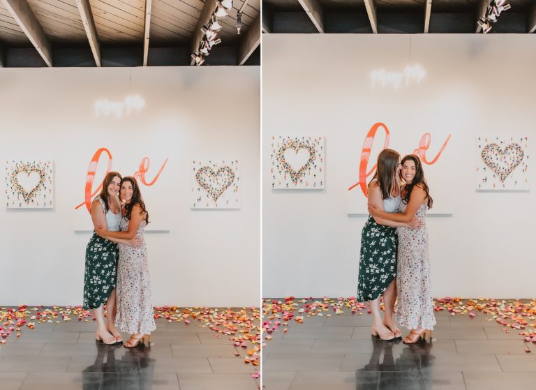 Romantic Dallas Proposal at Laura Rathe Fine Art Gallery ...