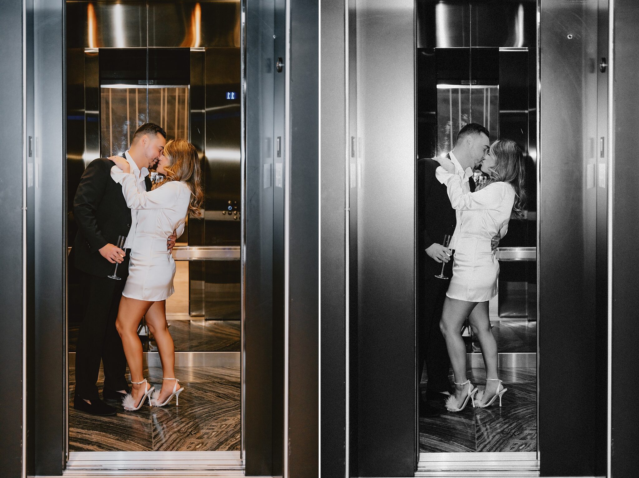 Chic + Sultry Downtown Dallas Hotel Engagement Session ...