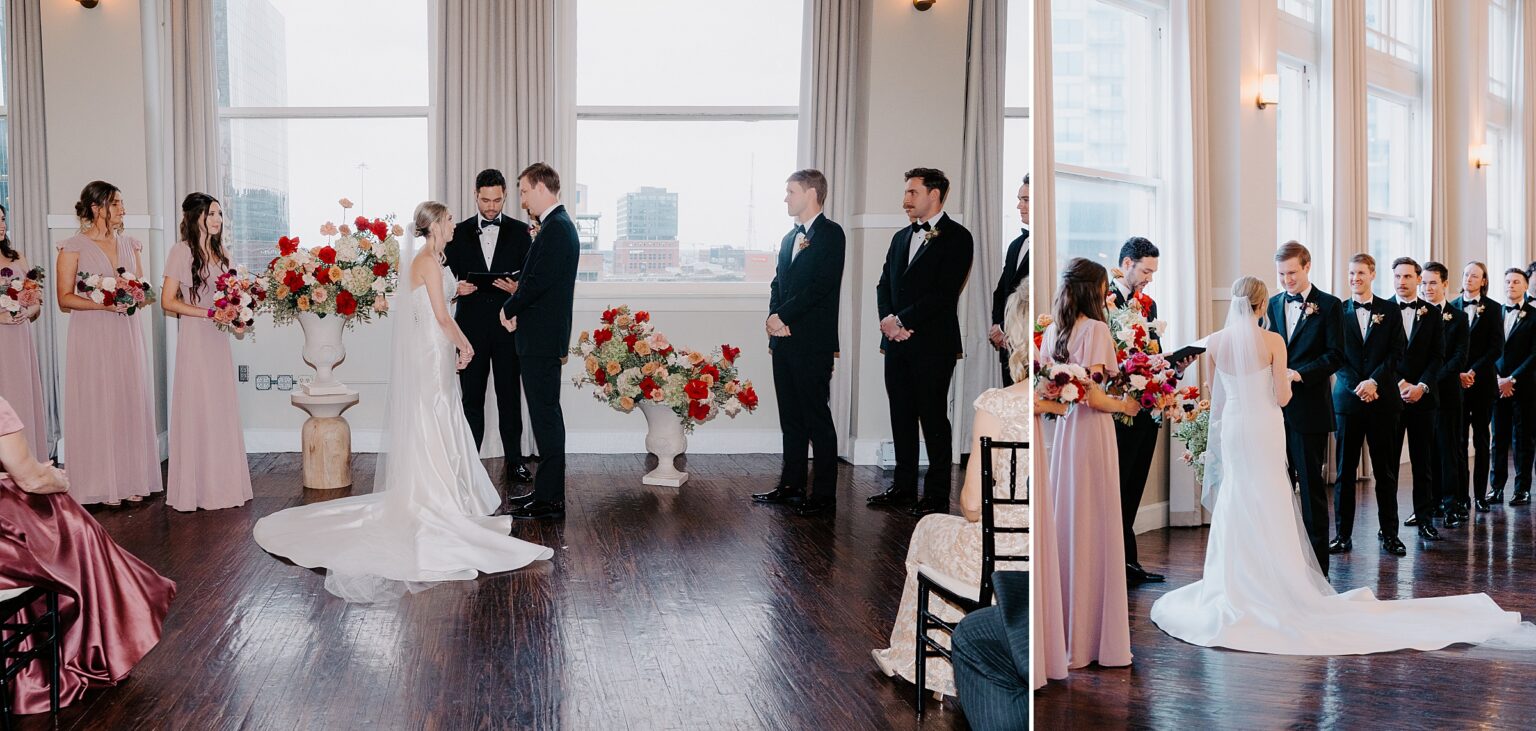 Romantic Winter Wedding at The Room on Main Dallas | Sam + Kara ...